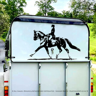 Dressage Premium Vinyl Decal - Hunting4Art NZ