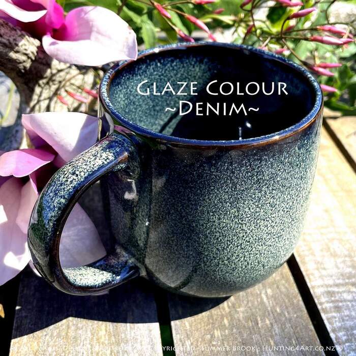 Friendly Fantail Limited Edition Sandcarved Stoneware Glazed Snug Mug ...