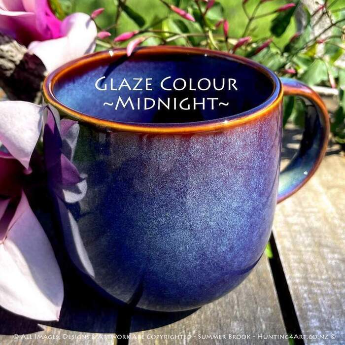 Friendly Fantail Limited Edition Sandcarved Stoneware Glazed Snug Mug ...